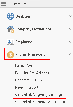 Centrelink Ongoing Earnings