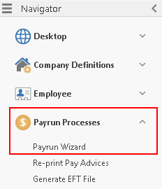 Payrun Wizard